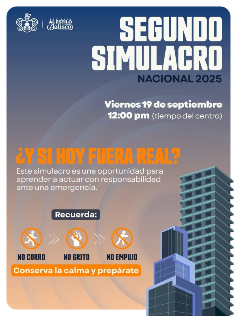 Se acerca el Segundo Simulacro Nacional 2025 | Paralelo Informativo
